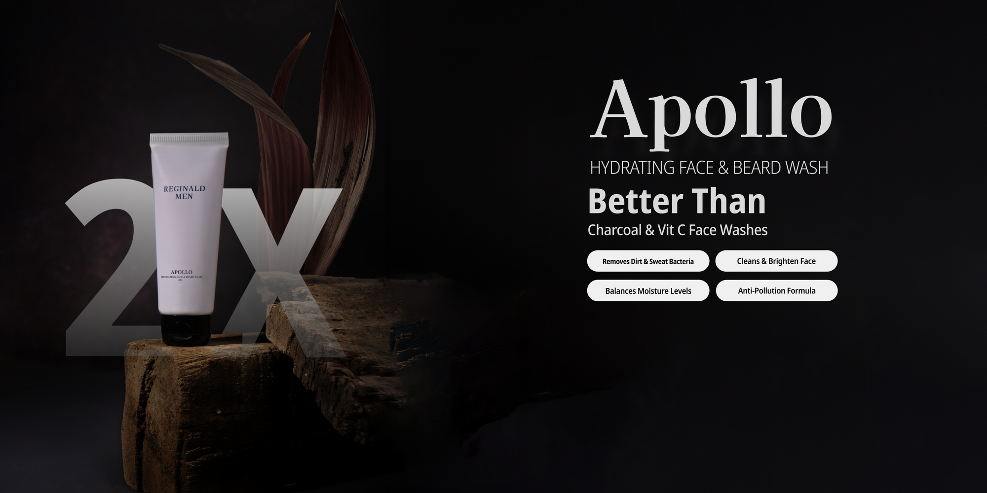 Apollo - Hydrating Face & Beard Wash - Reginald Men