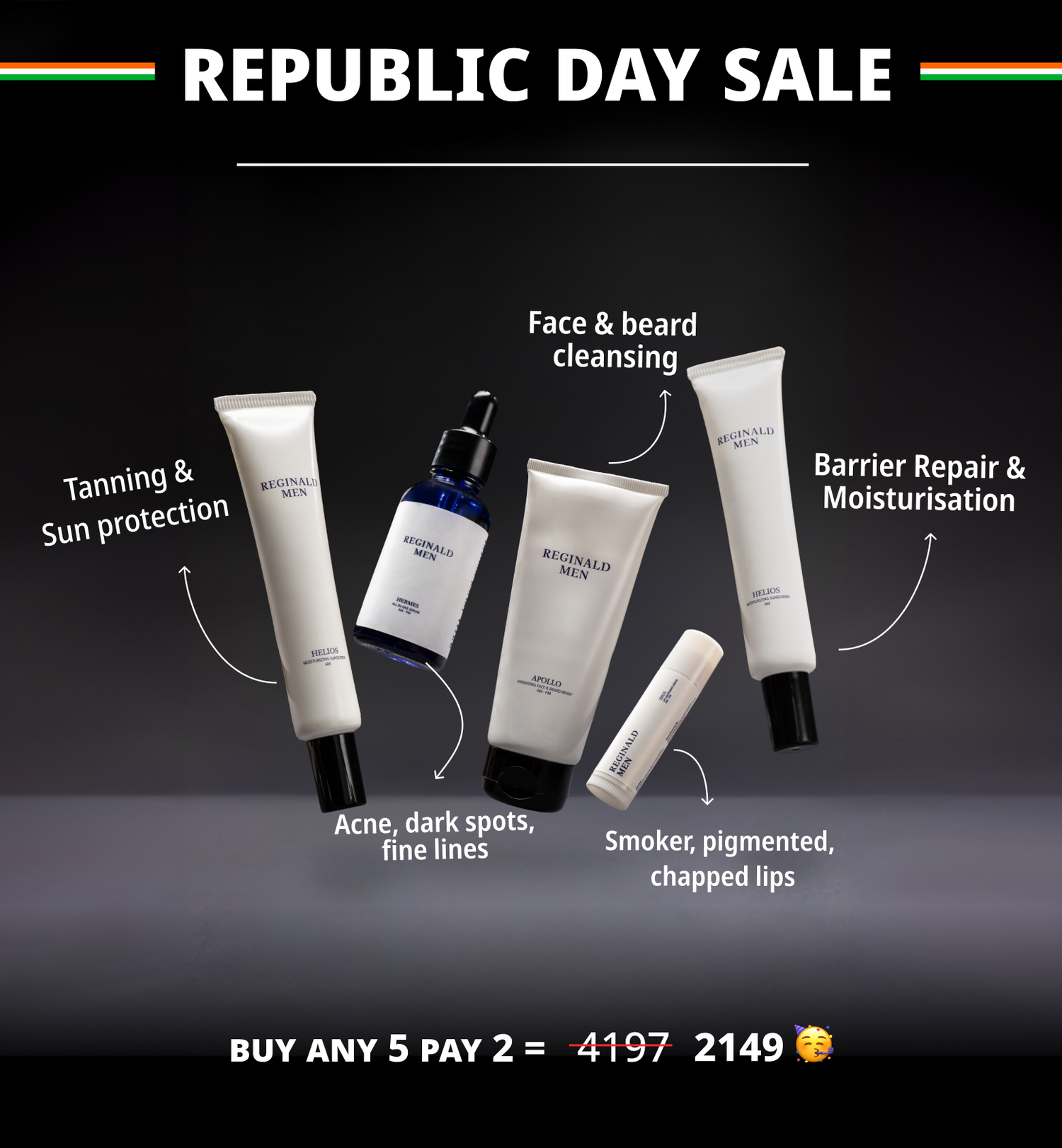 Apollo - Best Face Wash for Men Oily Skin | Reginald Men Skincare