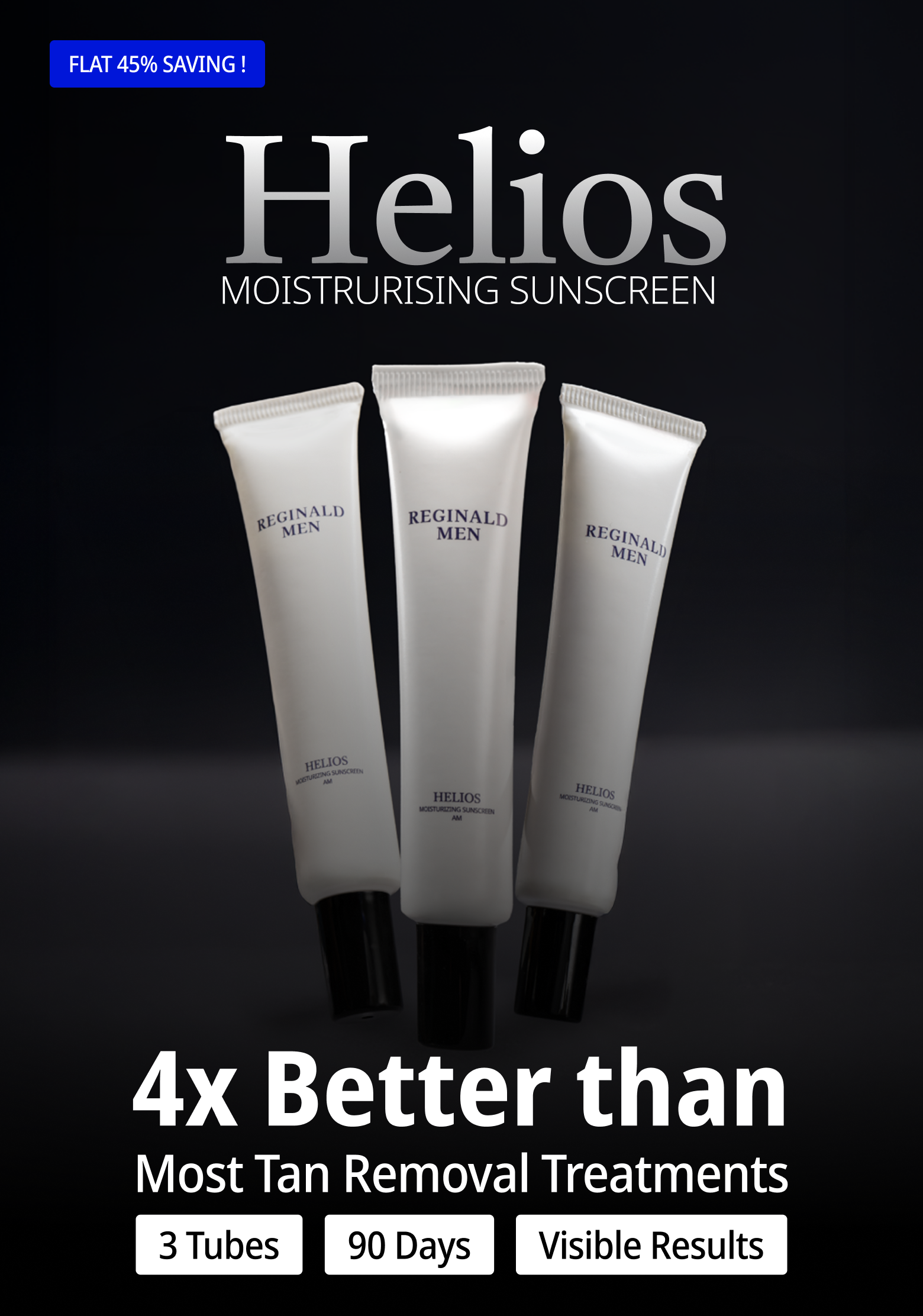 Helios - Moisturizing Sunscreen 3-combo – Reginald Men